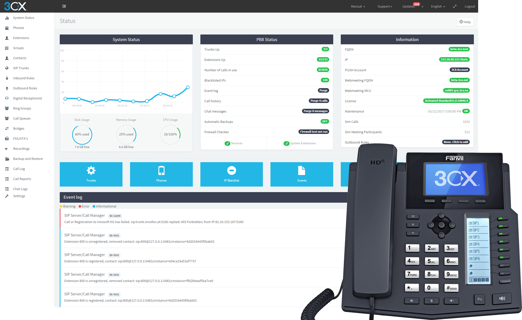 Qu Es El Sistema Operativo 3CX Phone System TOPLINUX